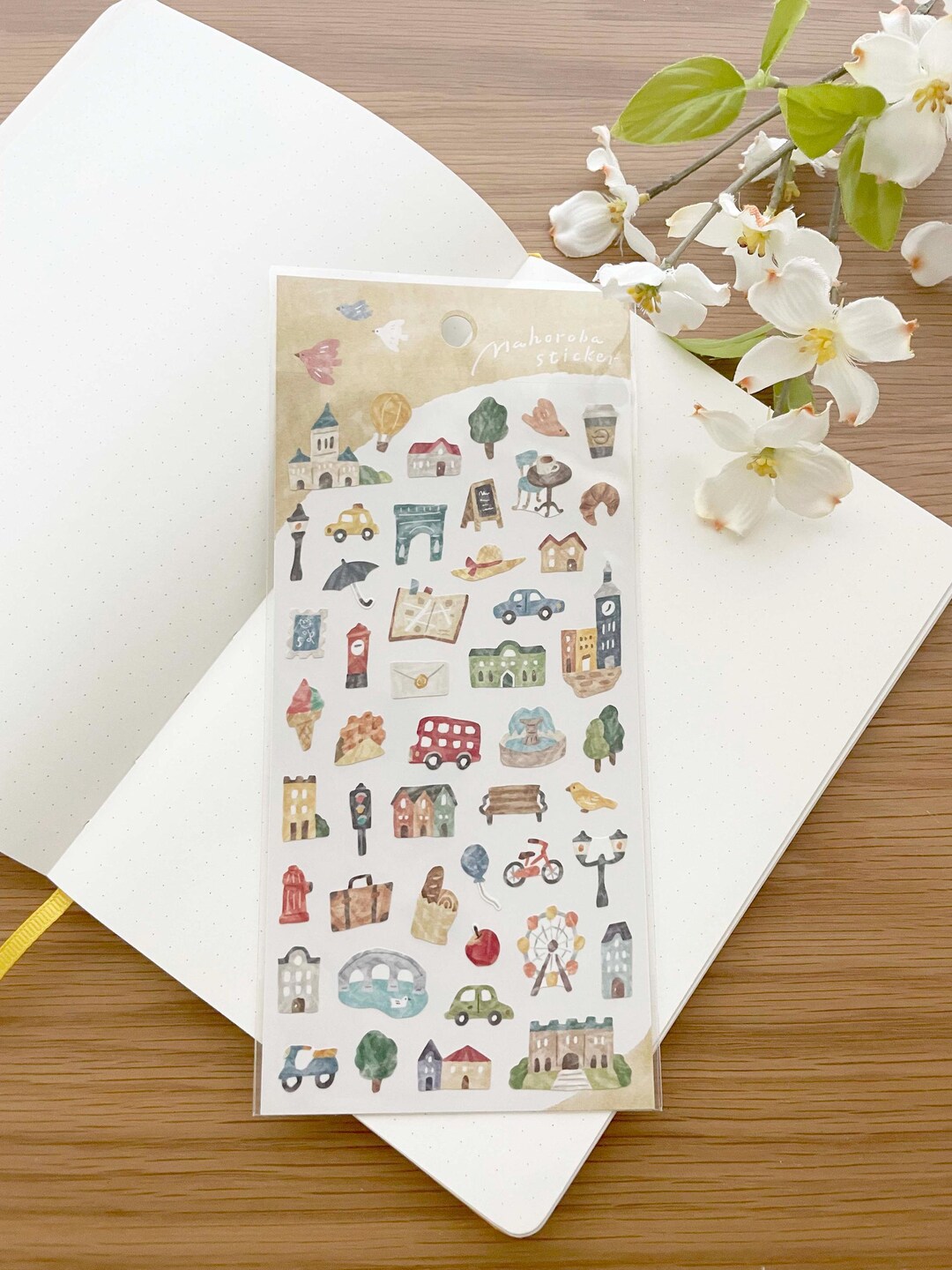 Journal Mindwave Sticker - Mahoroba - City - 1 Pc - Etsy
