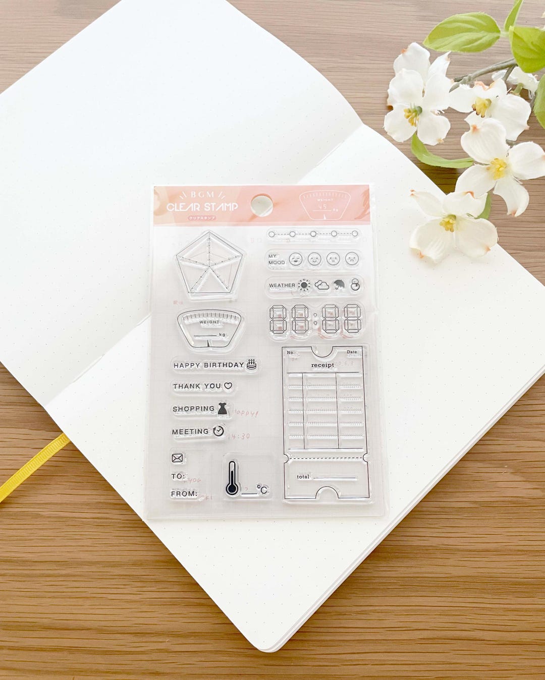 BGM Clear Memo - Journal Stamps - 1 Pc - Etsy