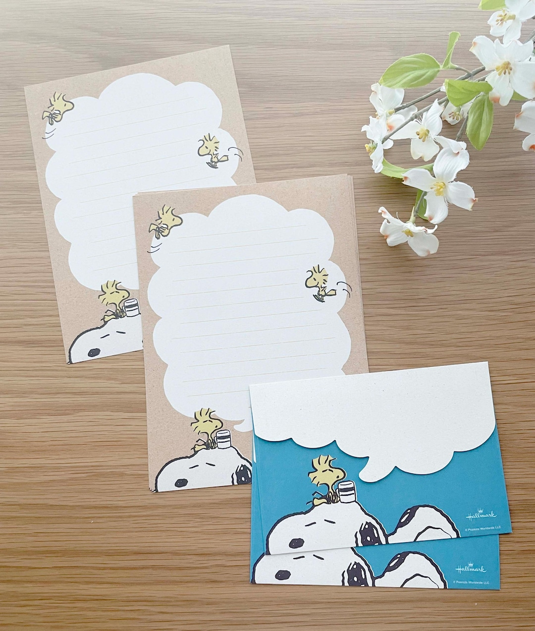 Snoopy Letter Set Pack - Relax and Enjoy - Die-cut Envelopes - 1 Pc - Etsy