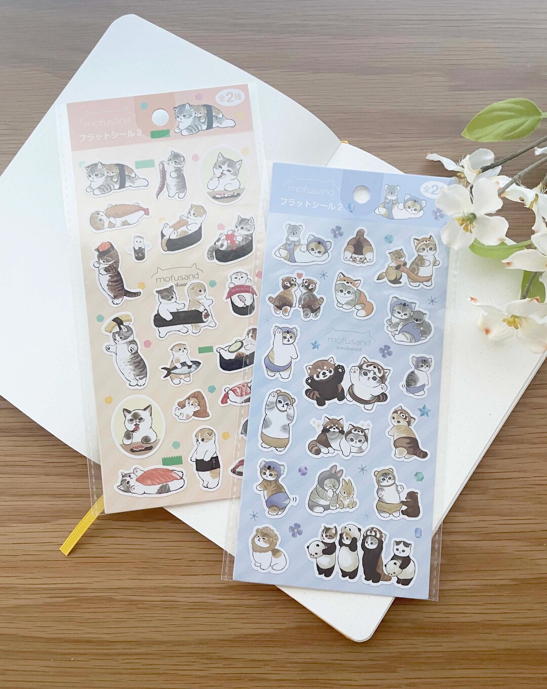 Sticker Mofusand Cats 1 Sheet - Etsy