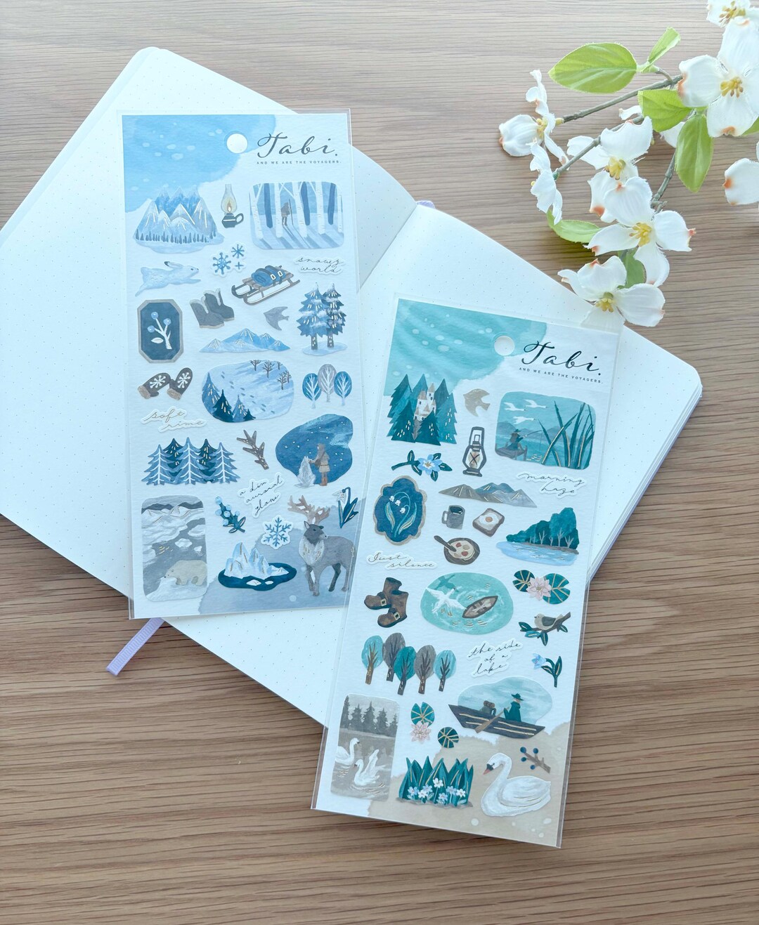 Journal Mindwave Sticker - Tabi Travel - Lake Country / Winter Country ...