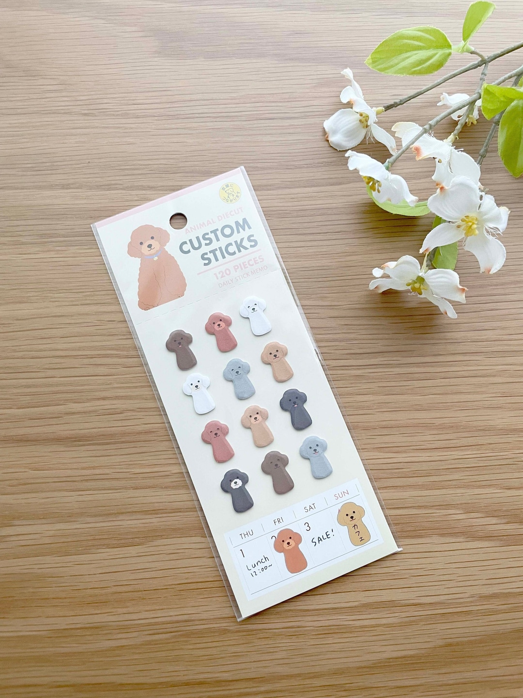 Planner Sticky Notes - Little Toy Poodle Dogs - 1 Pc - Etsy