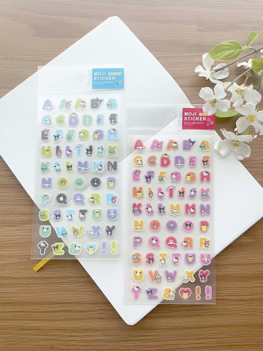 Moji Sticker - Alphabet Characters - Red and Blue - 1 Pc - Etsy