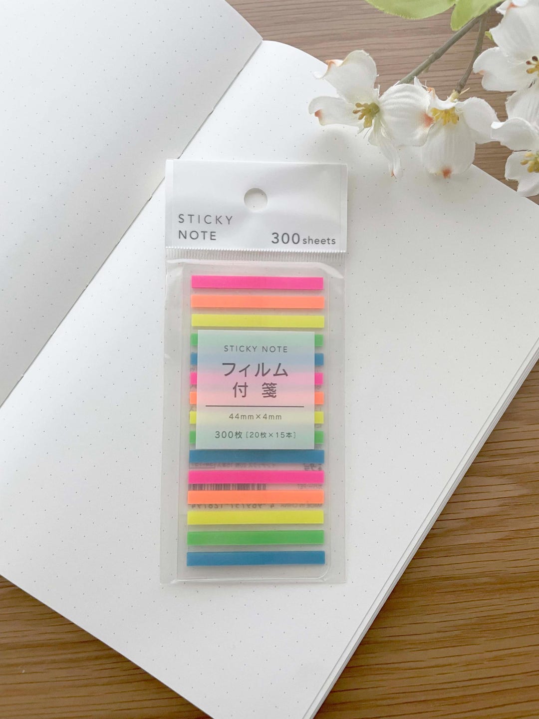 Sheer Film Sticky Notes Set - Brights - 1 Pc - Etsy
