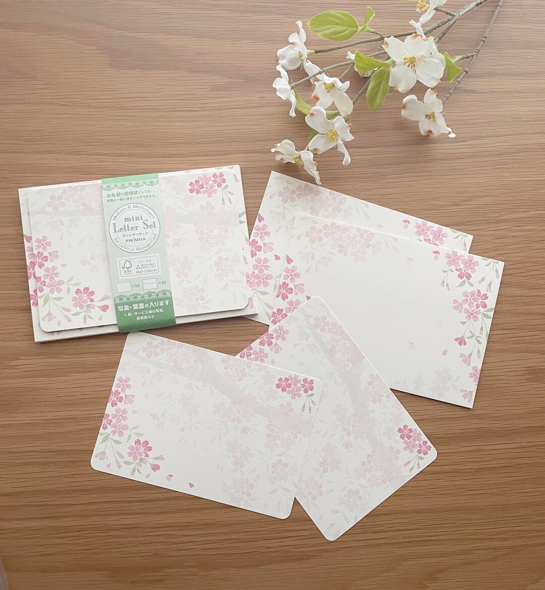 Half Size FSC Letter Set - Cherry Blossoms in Bloom - 1pc - Etsy