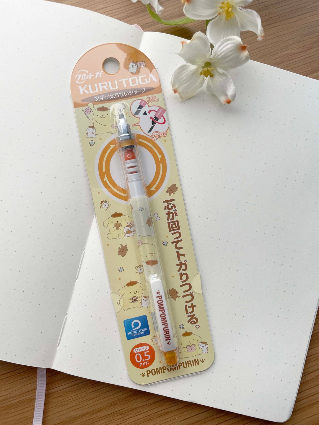 Kuru Toga Mechanical 0.5mm Pencil - Purin Dog With Friends - 1 Pc - Etsy
