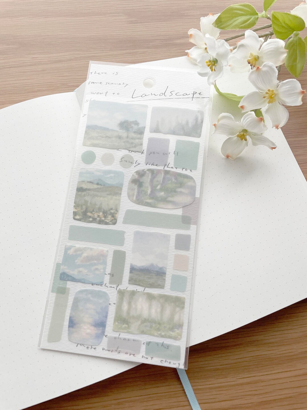 Journal Mindwave Sticker - Landscape - Sunlight Trees - 1 Pc - Etsy