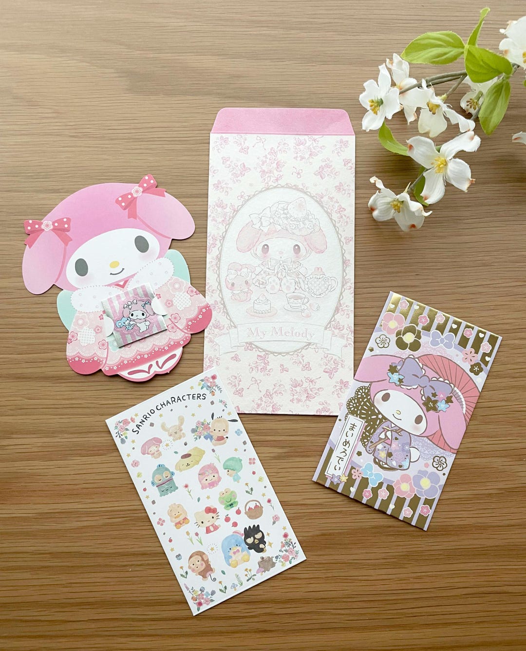 Melody and Cute Character Money Envelope Set 4 Pcs per 1 Set - Etsy