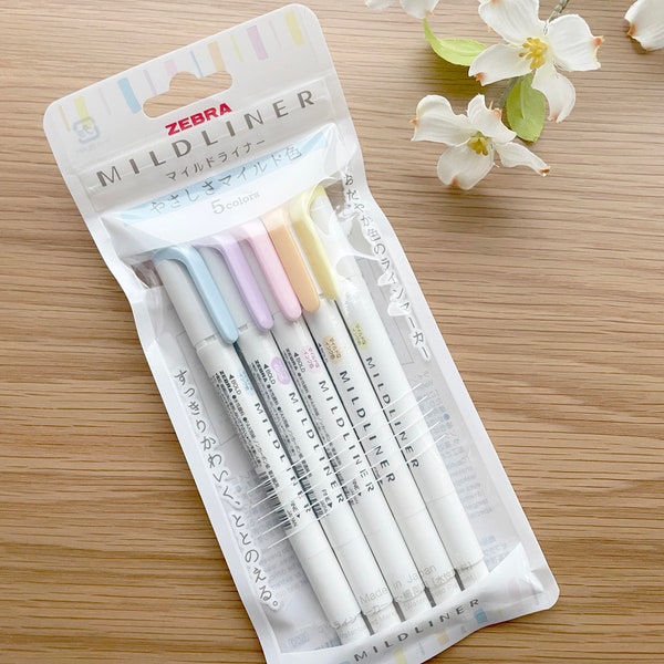 Mildliner Pens - Etsy