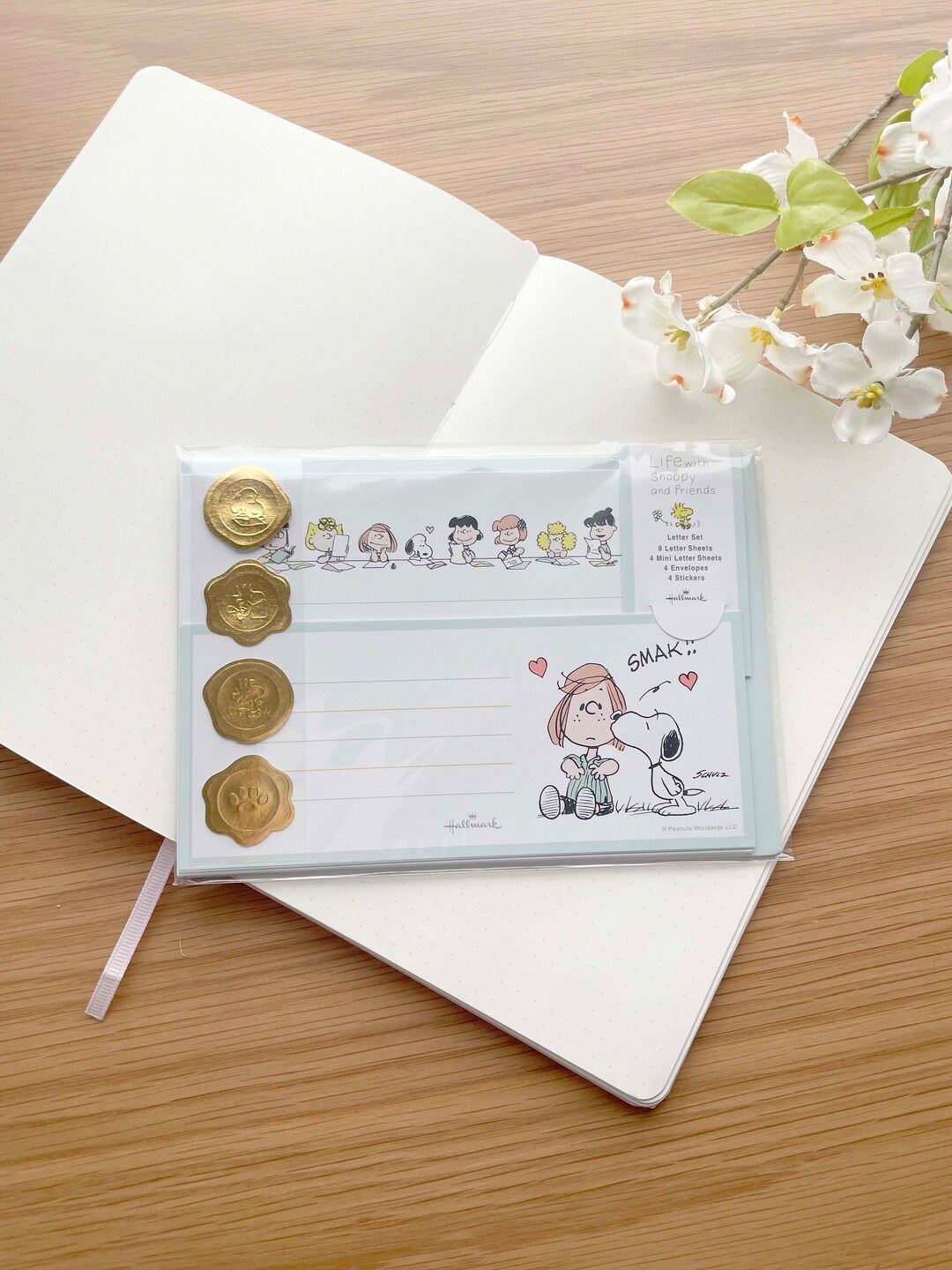 Snoopy Letter Set Pack Half Size Snoopy Kisses Green 1 Pc - Etsy