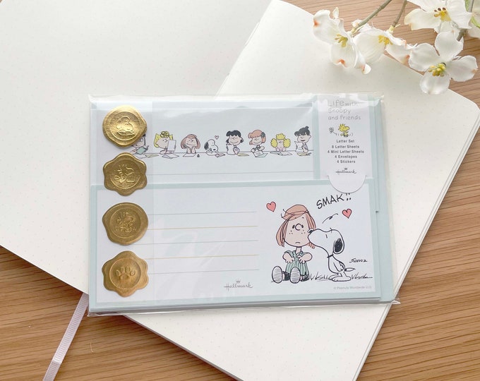 Snoopy Letter Set Pack - Half Size - Snoopy Kisses - Green - 1 Pc - Etsy