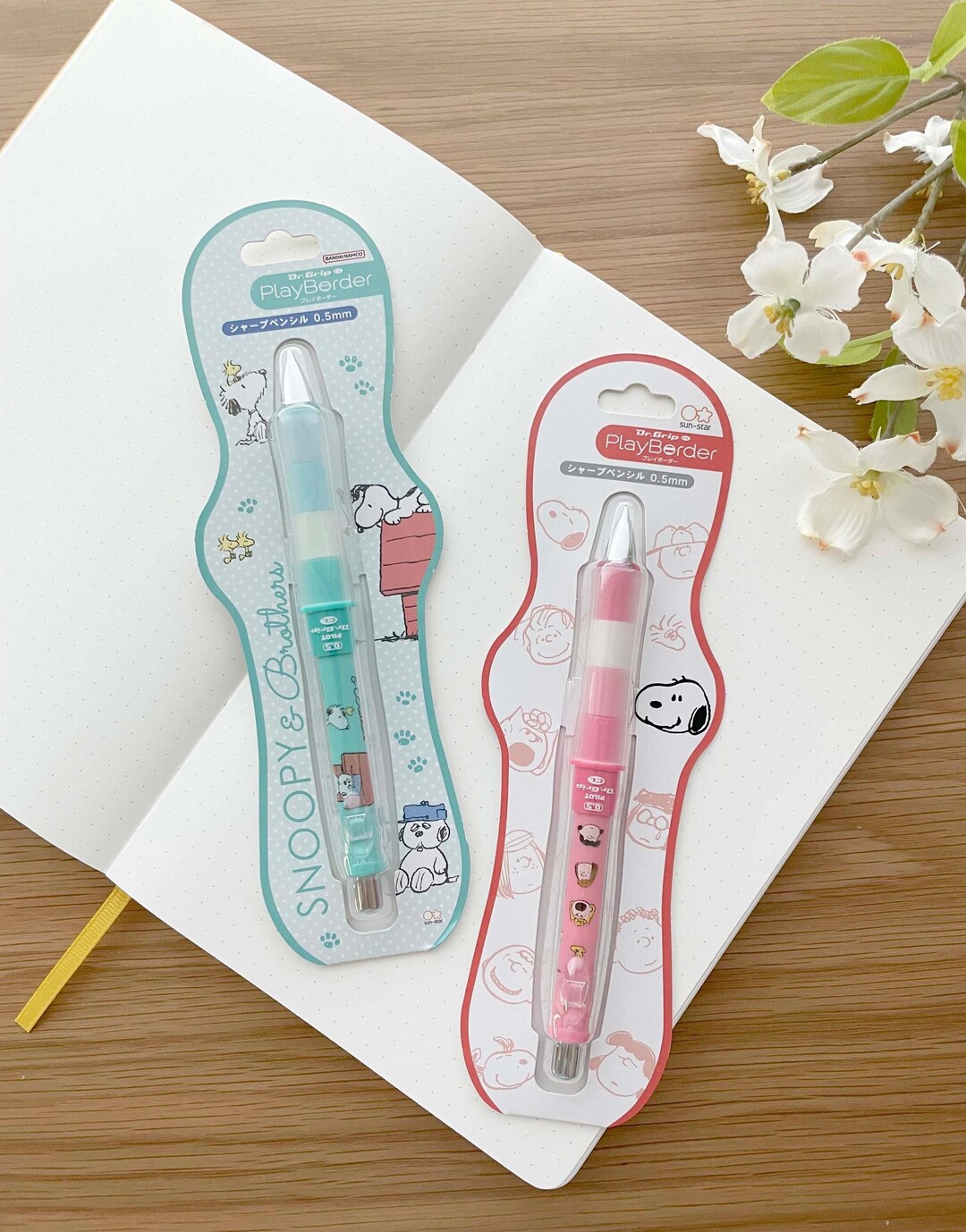 Dr. Grip Play Border Mechanical Pencil - Snoopy - 0.5mm - Etsy