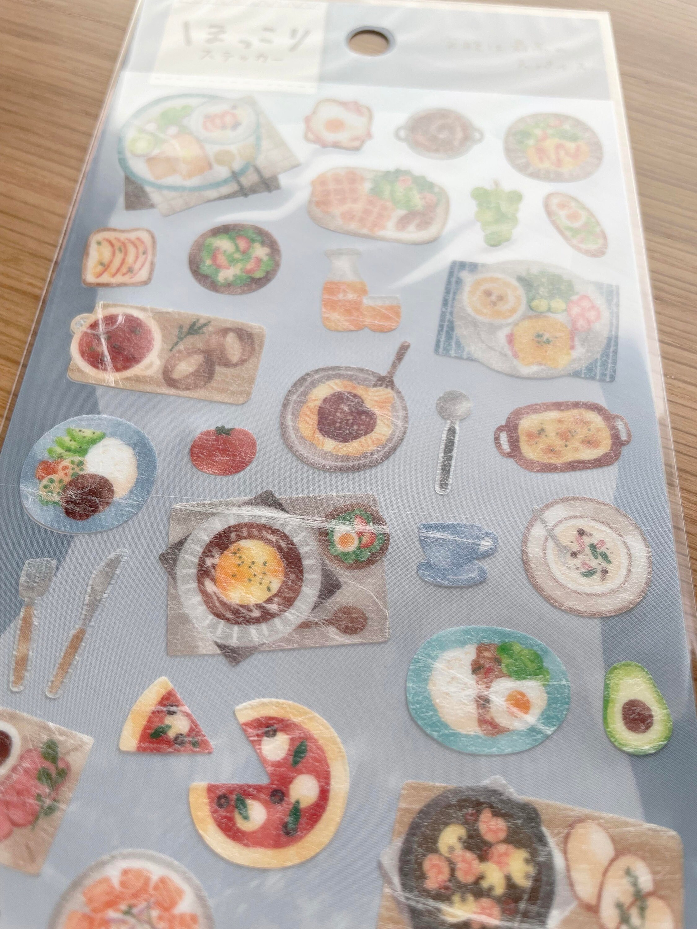 Washi Sticker Foods With Rice Paper Strip Details 1 Sheet - Etsy