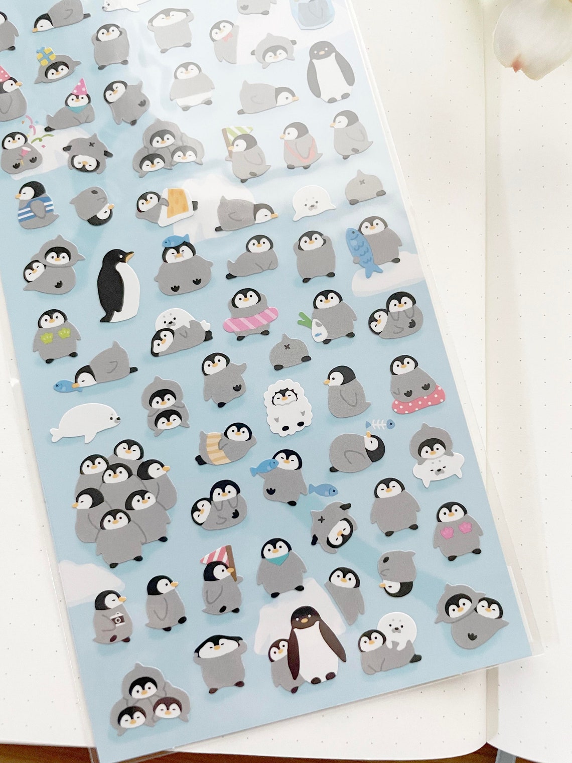 Restocked Sticker - Polar Penguins - 1 Pc - Etsy