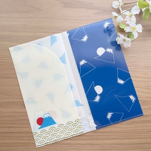 Large Ticket Holder - File Folder - Mt. Fuji - 1 Pc - Etsy