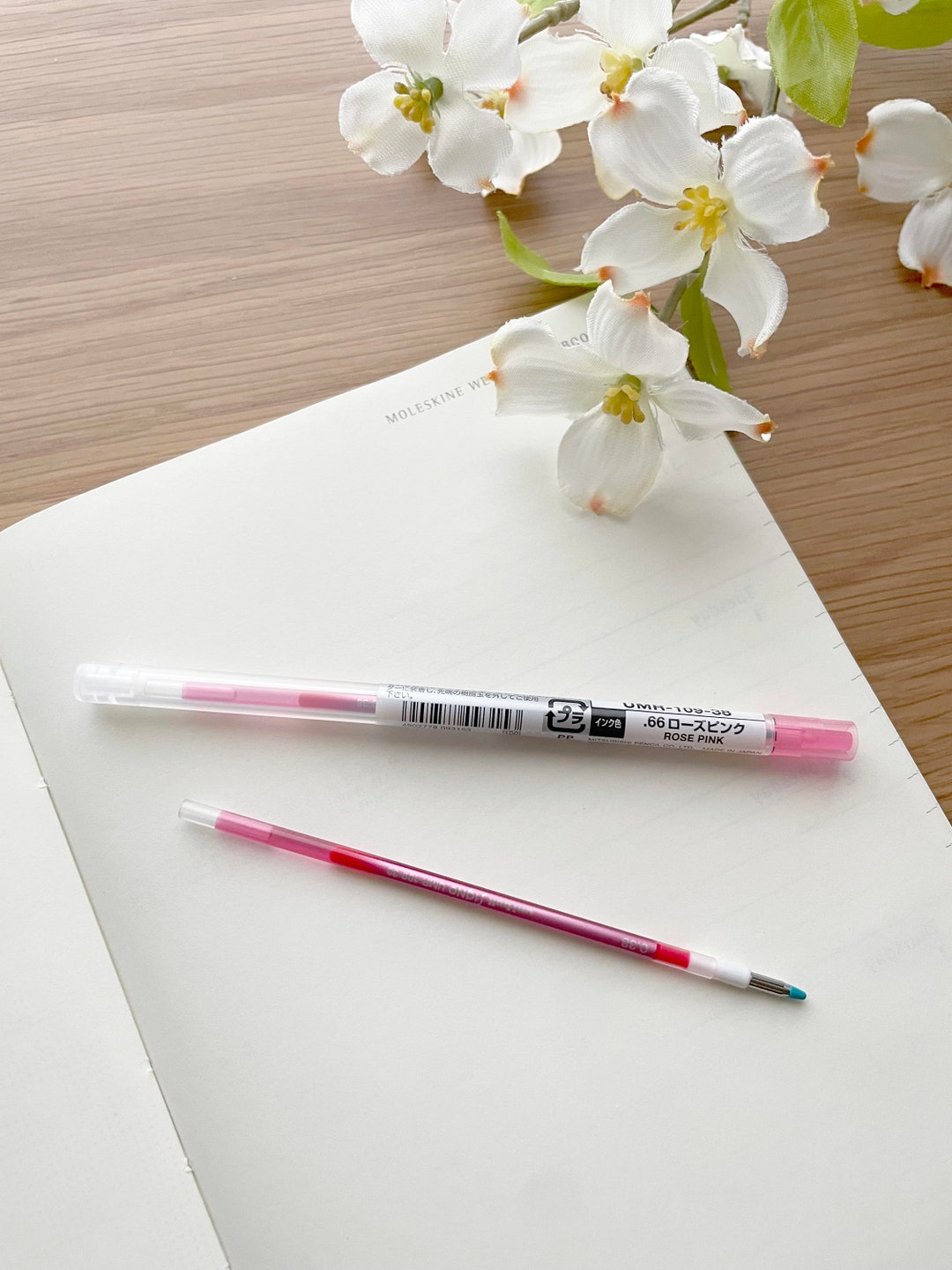 Uni-ball Style Fit Ultra Slim 0.38 - Rose Pink Ink Pen Refill - 1 Pc - Etsy