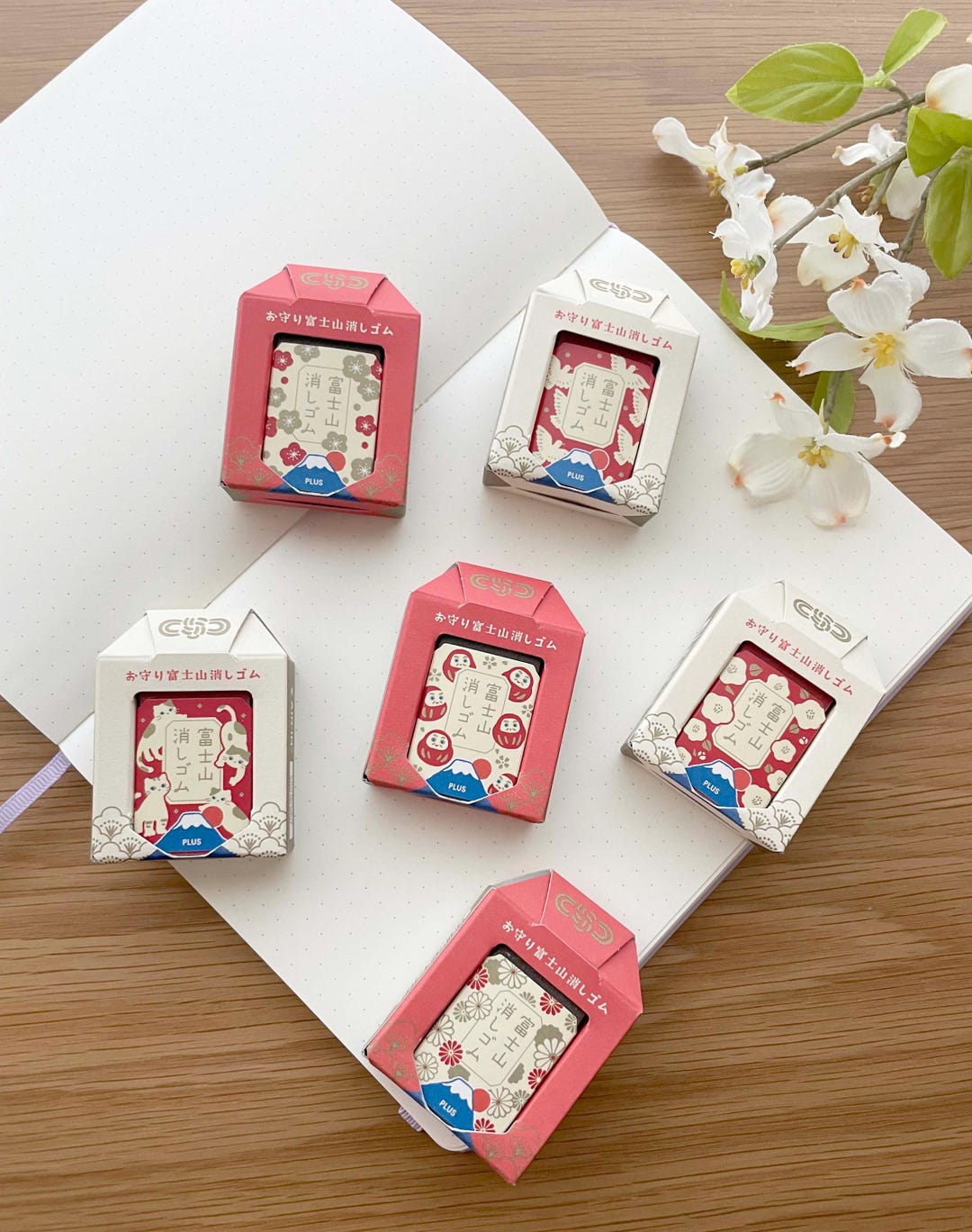 Plus AIR-IN Mount Fuji Eraser - Good Luck Amulet - Limited Edition - 1 ...