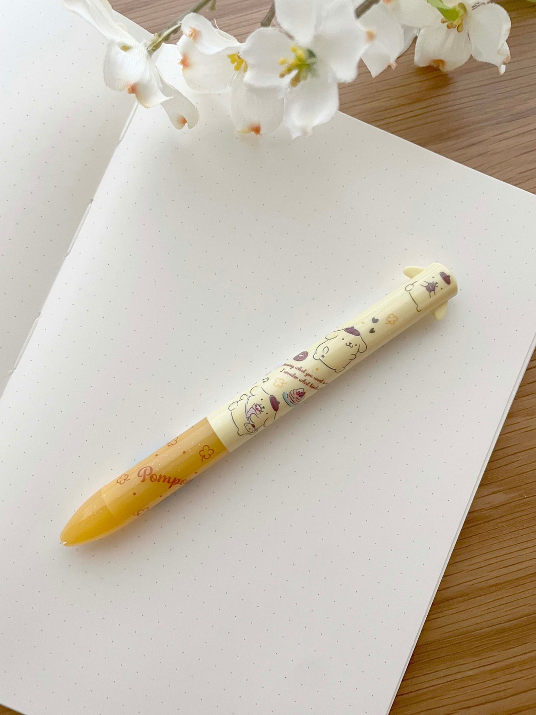 2 Color Mimi Ballpoint Ink Pen - Purin Dog - 1 Pc - Etsy