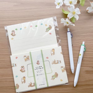 Furukawashiko Washi Letter Set Pack - Hanko - Traveling Shiba Inu and ...