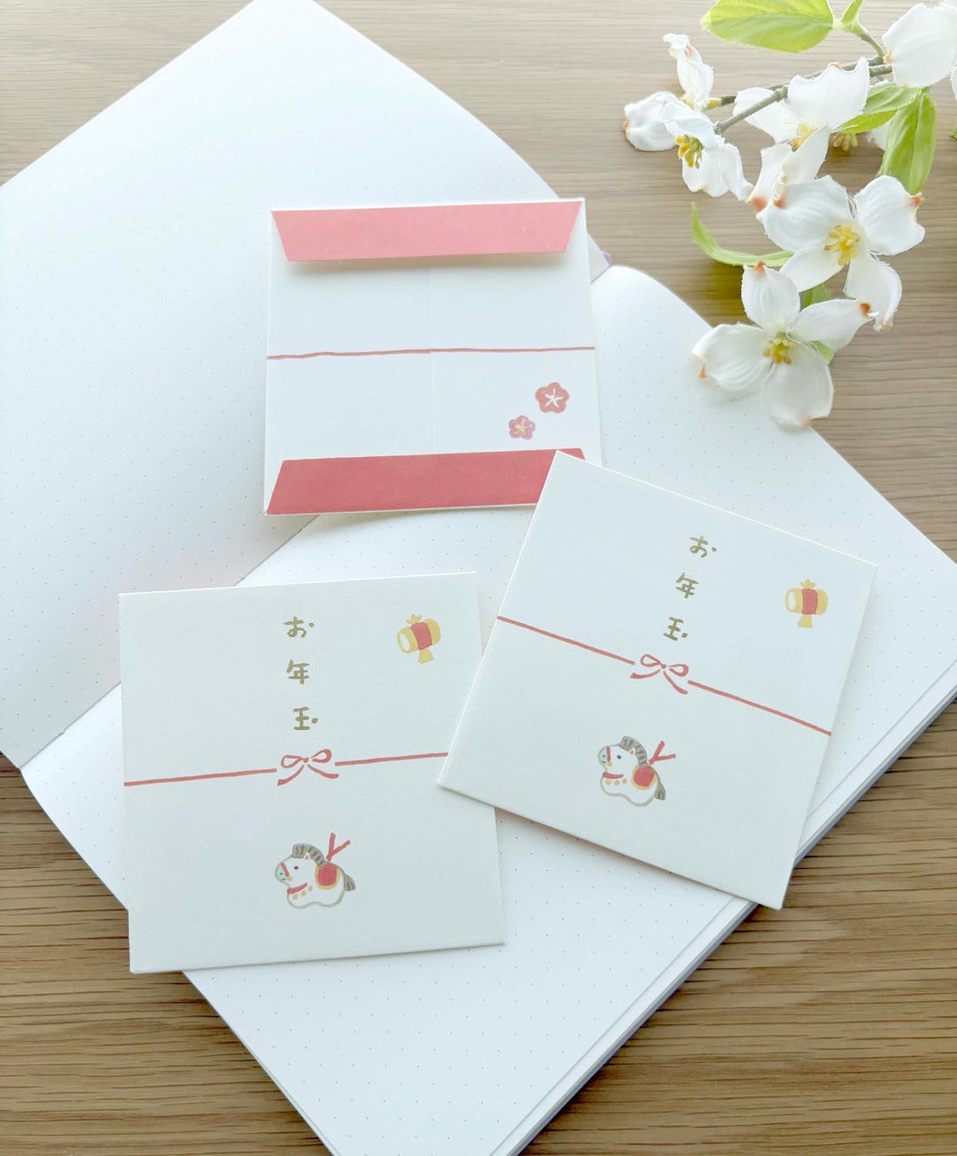 Money Envelopes - Pochi Bukuro - New Year's Money Envelope - Mini Horse ...
