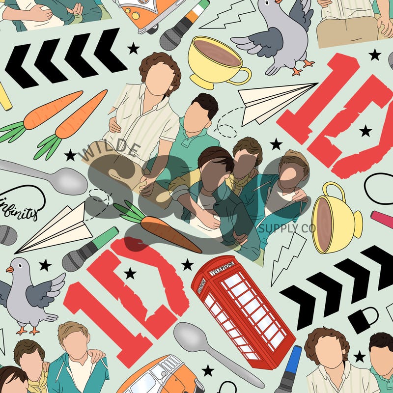 One Direction Room Decor - Etsy