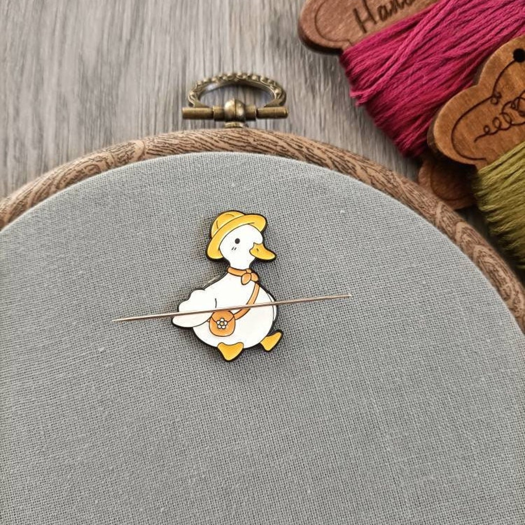 Duck Needle Minder, Needle Magnet for Embroidery and Cross Stitch - Etsy UK