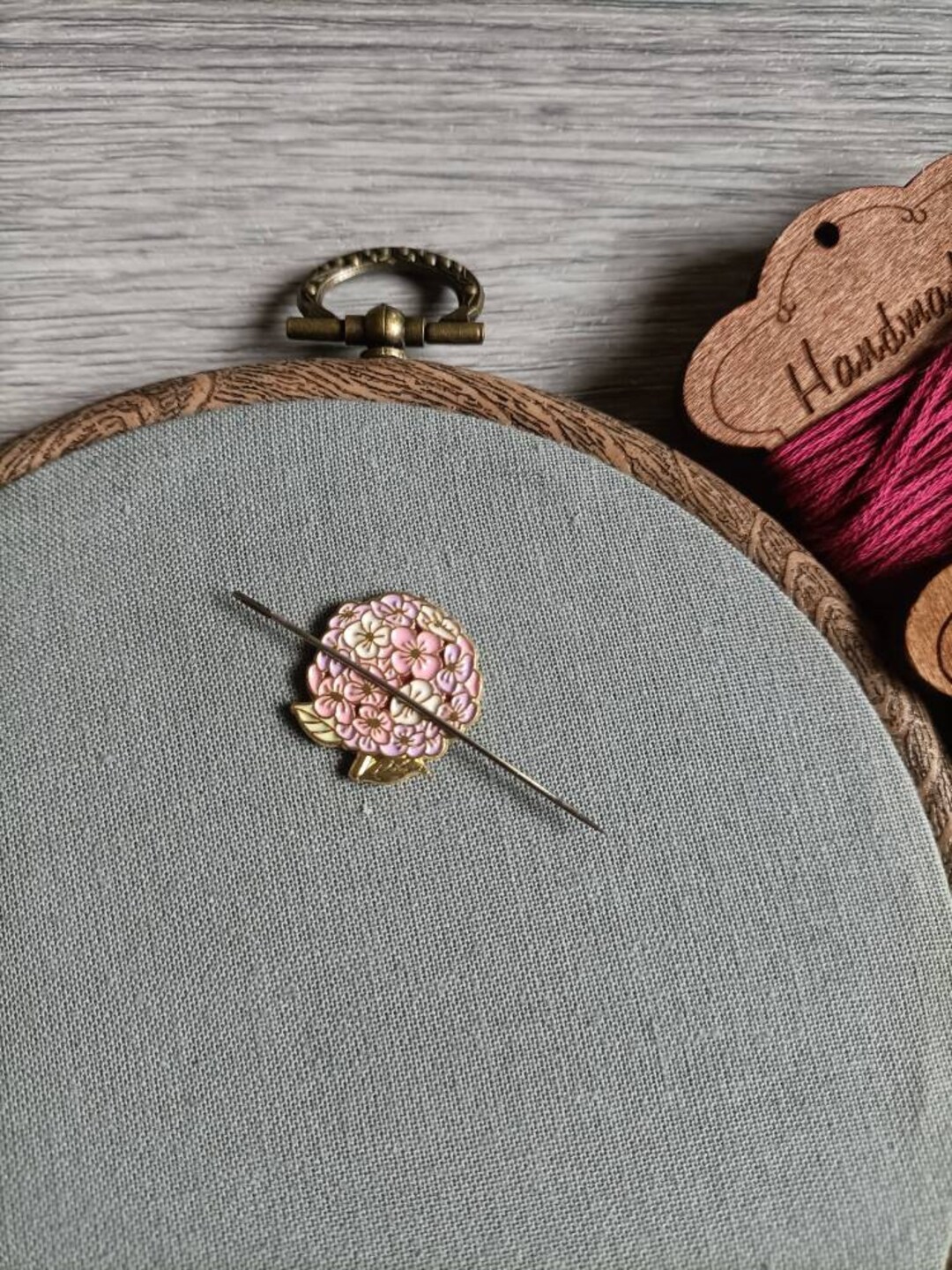 Pink Flower Needle Minder Needle Keeper Needle Magnet - Etsy UK