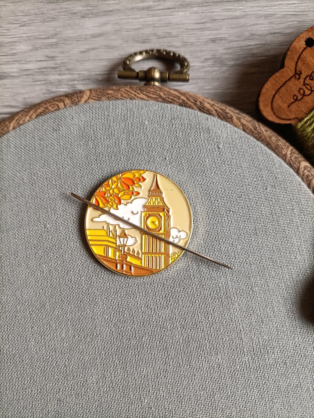 Big Ben Needle Minder, Needle Magnet for Embroidery and Cross Stitch - Etsy