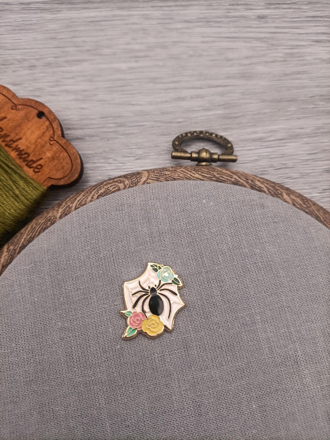 Spider Needle Minder, Needle Magnet for Embroidery and Cross Stitch - Etsy