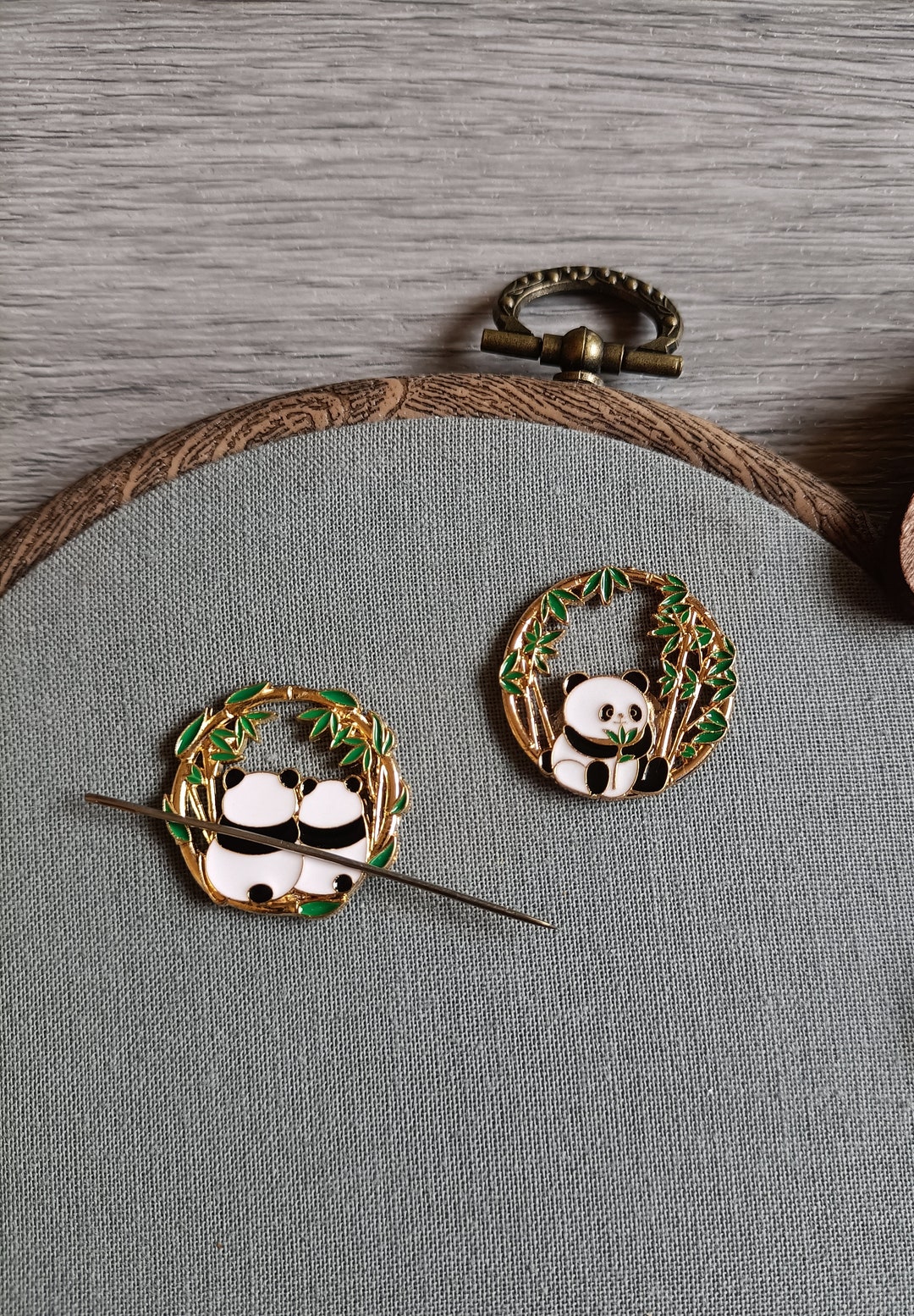 Pandas Needle Minder, Needle Magnet for Embroidery and Cross Stitch - Etsy