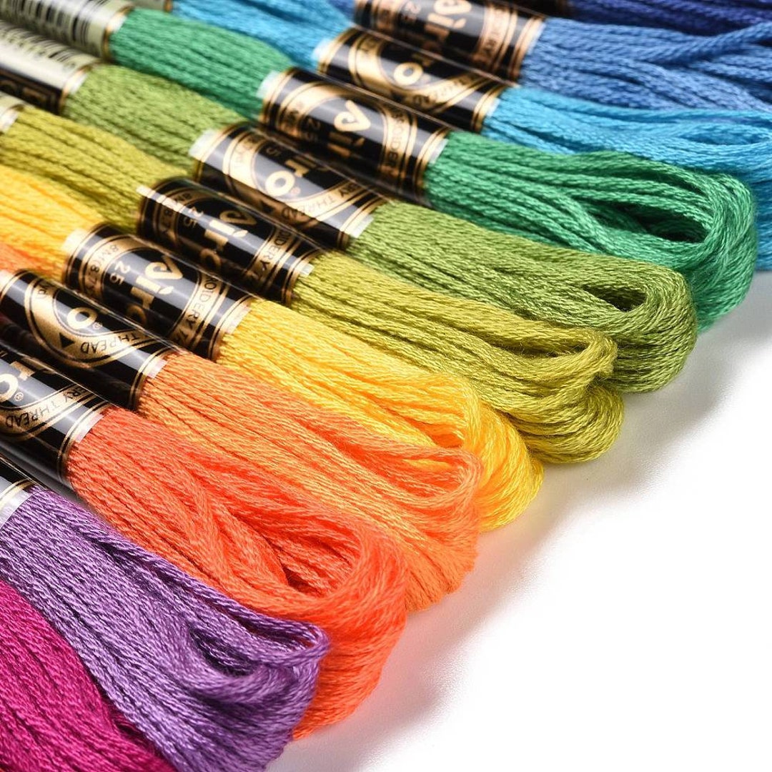Embroidery Floss - Rainbow Colours, Rainbows Colours Embroidery Floss ...