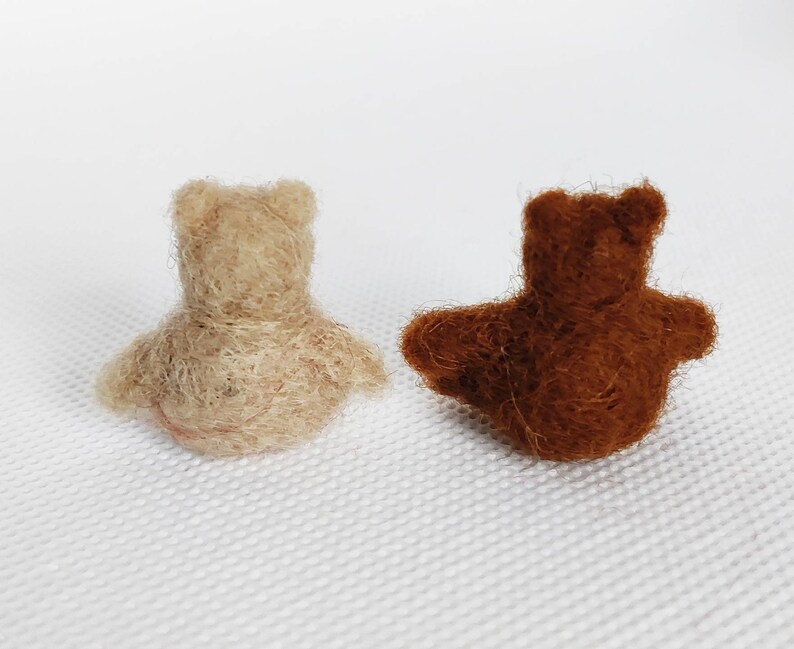 Miniature Teddy Bear/needle Felted Bears/micro Bears/tiny | Etsy
