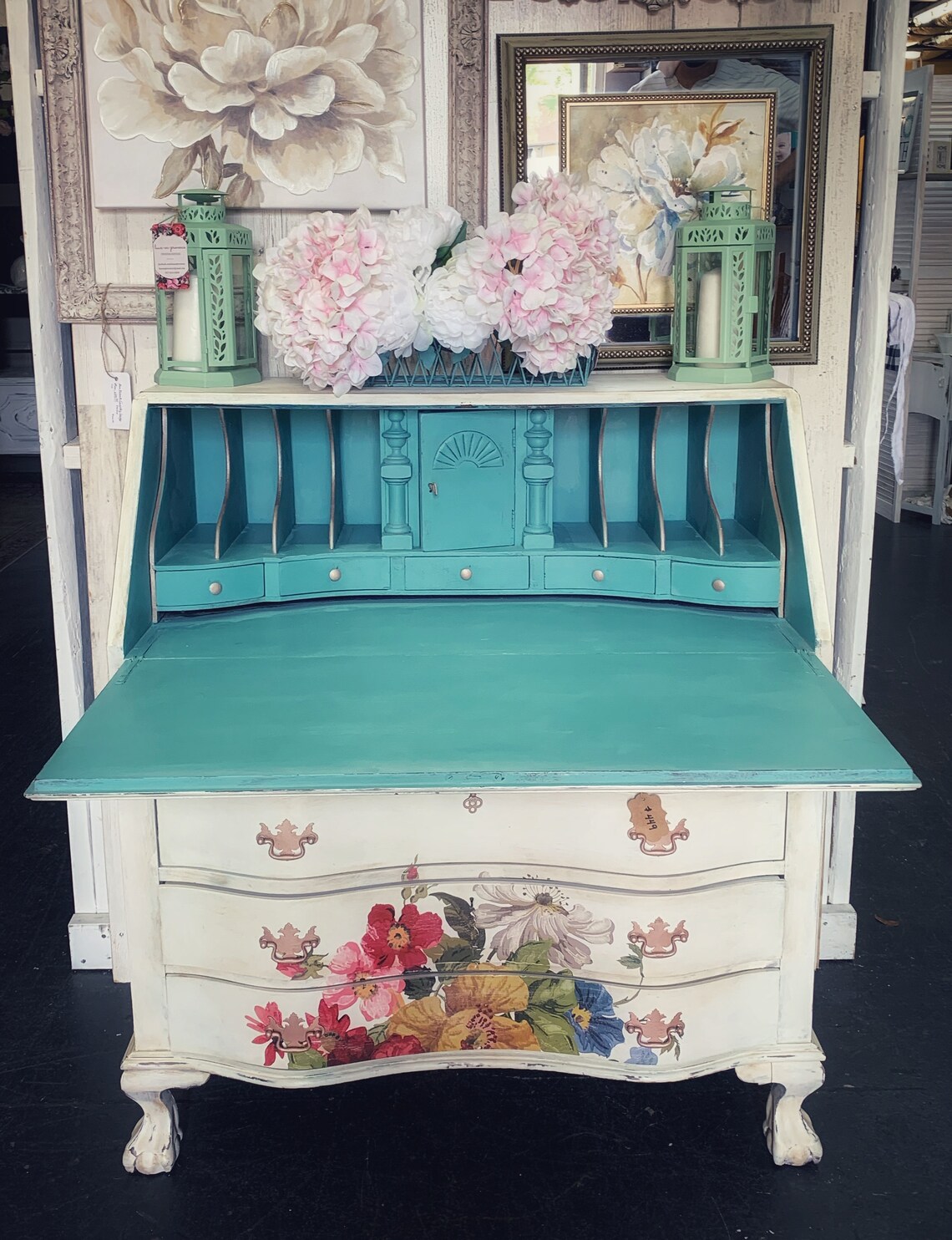 SOLD *** Vintage “elizabeth” Secretary Desk - Etsy