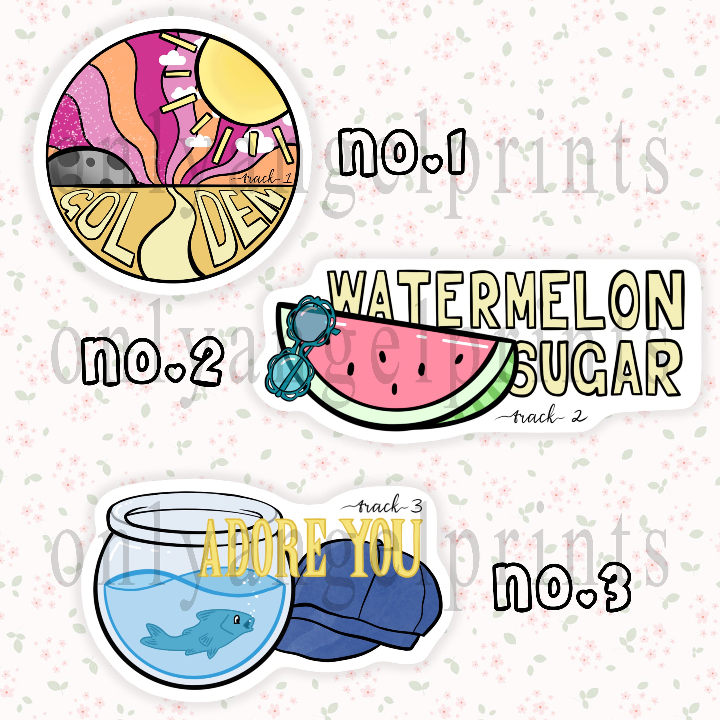 The oopsie Set / Fine Line Sticker Pack / Harry Styles / Harry Styles ...