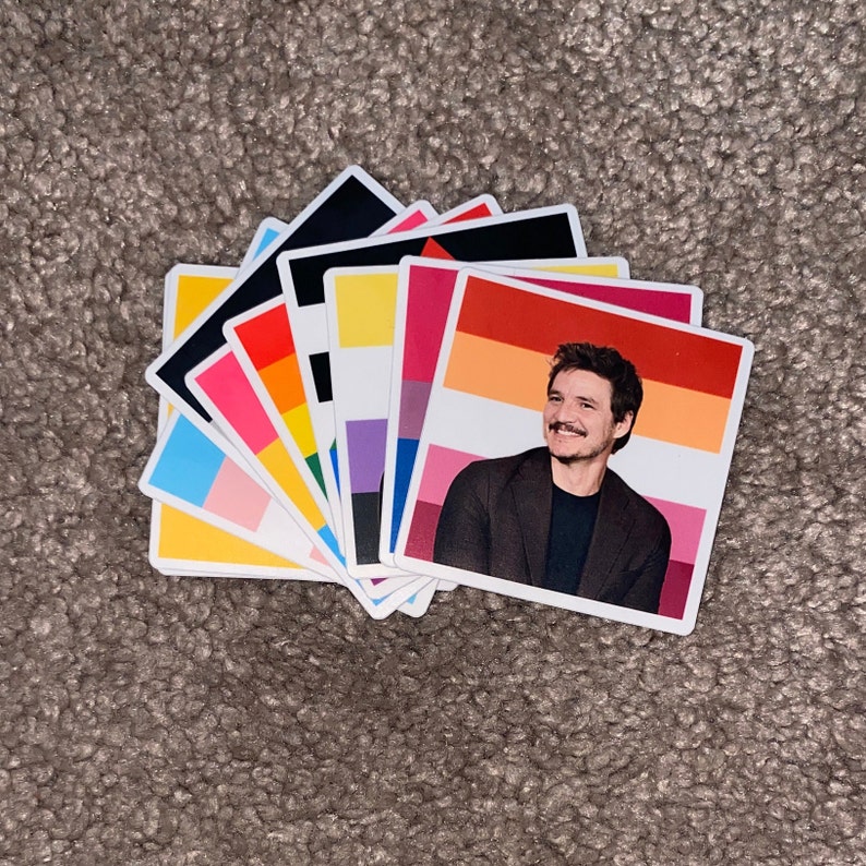 Pedro Pascal Lgbtq Stickers the Last of Us Joel Miller - Etsy