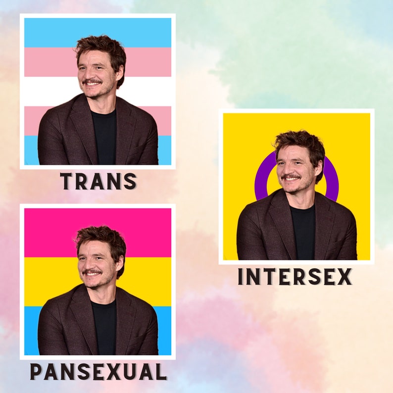 Pedro Pascal Lgbtq Stickers the Last of Us Joel Miller Bella Ramsey ...