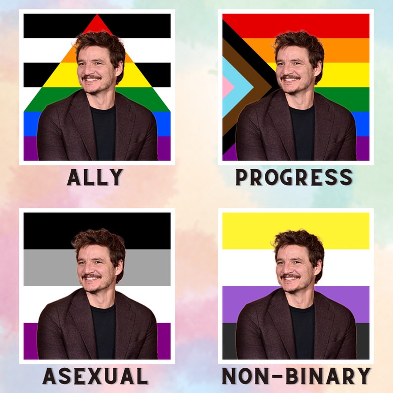Pedro Pascal Lgbtq Stickers the Last of Us Joel Miller - Etsy