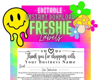 Scent & Warning Labels for Car Freshies - Etsy