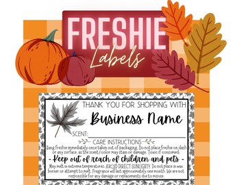 ROLL OF 250 Large Car Felt Freshie Warning Labels, Custom Labels for ...