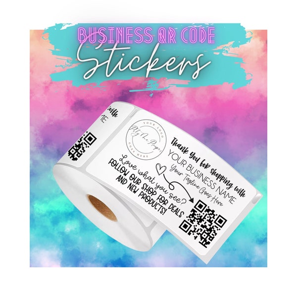 Small Qr Code Stickers - Etsy
