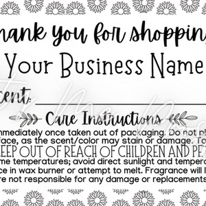 ROLL OF 250 - Large Car Freshie Warning Labels, Custom Warning Labels ...