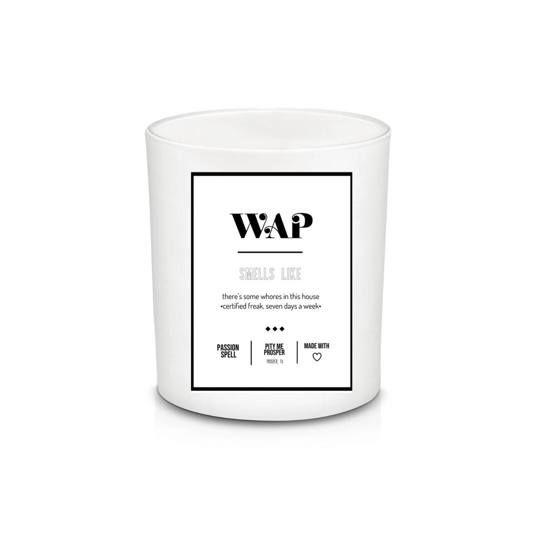 WAP Candle Sticker Label Digital Download - Etsy