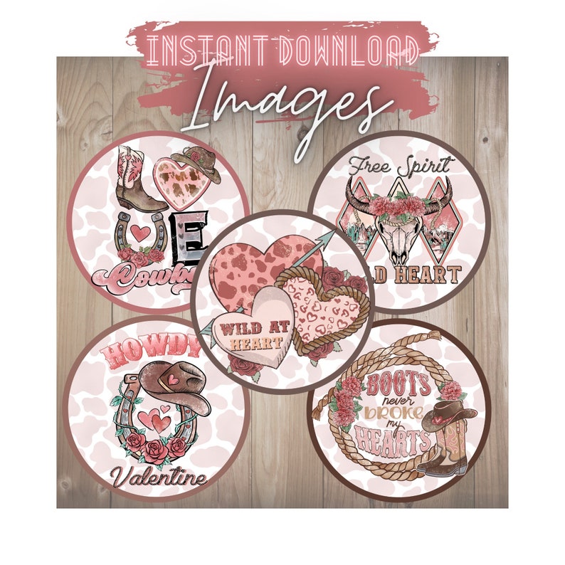 INSTANT DOWNLOAD - Valentine PNG Images - Cardstock for Freshies, Car ...