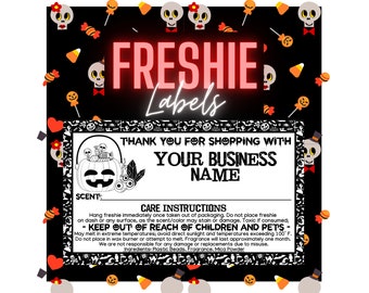 INSTANT DOWNLOAD Freshie Warning Labels With Space to Write - Etsy