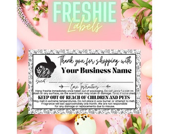 ROLL OF 250 Large Car Felt Freshie Warning Labels Custom - Etsy