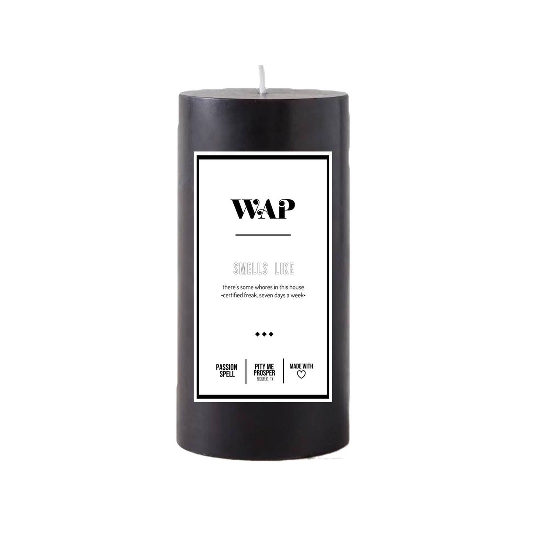 WAP Candle Sticker Label - Digital Download - Etsy