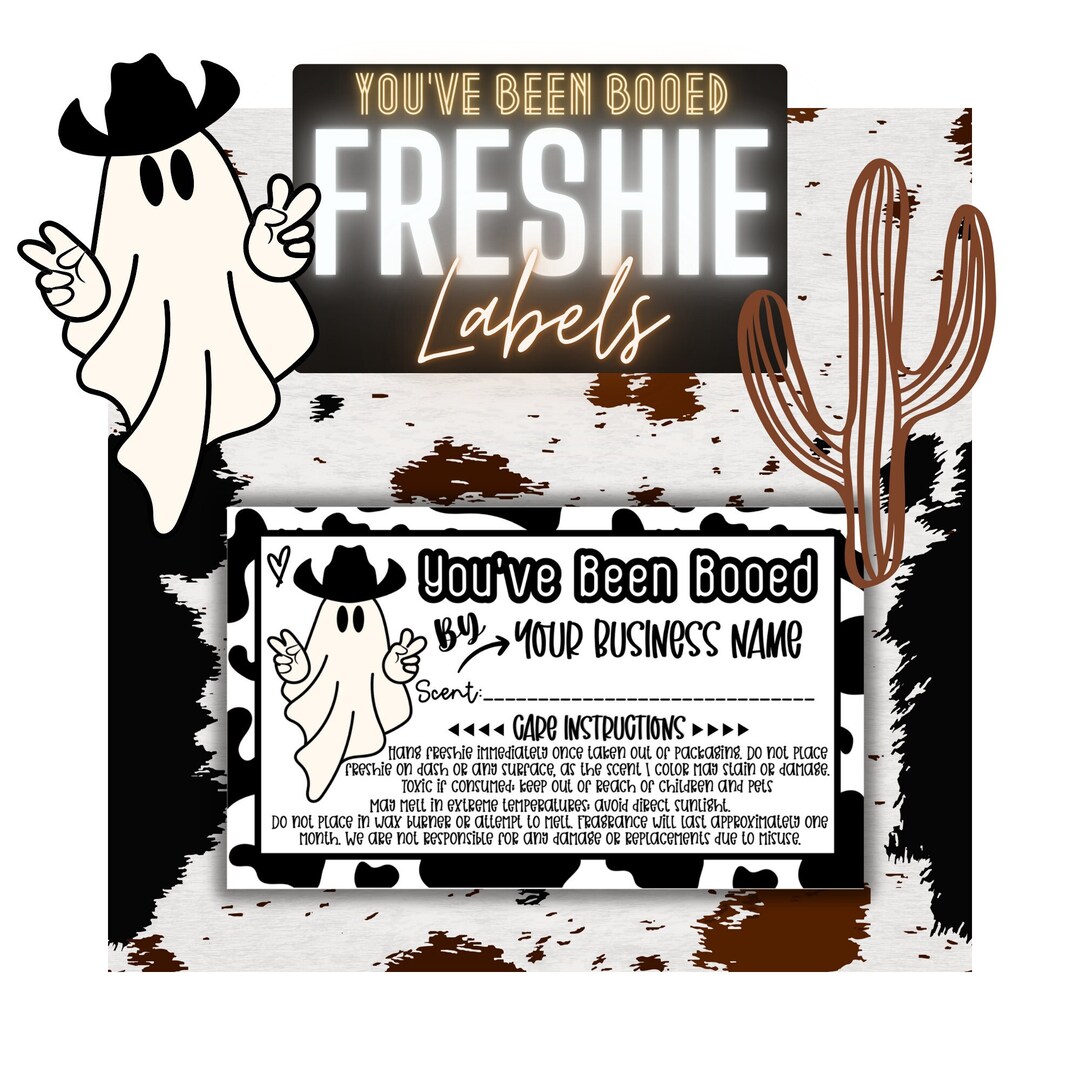 ROLL OF 250 - Large Car Freshie Warning Labels, Custom Warning Labels ...