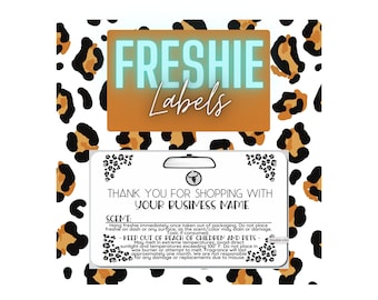 ROLL OF 250 Large Car Felt Freshie Warning Labels, Custom Labels for ...