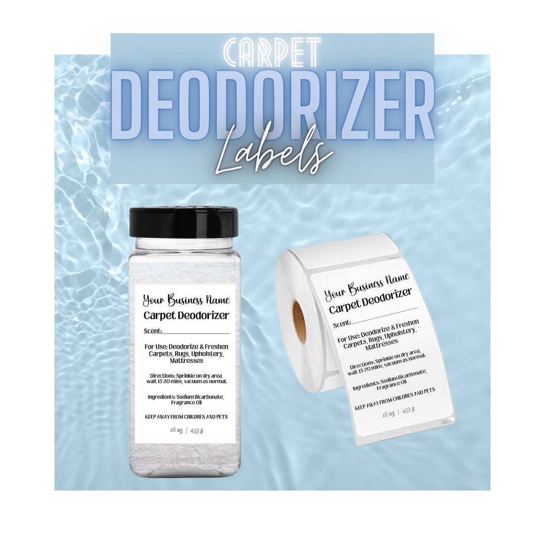 ROLL OF 250 - Custom Carpet Freshener Stickers, Carpet Freshener Labels ...
