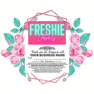 ROLL OF 250 - Large Car Freshie Warning Labels, Custom Warning Labels ...